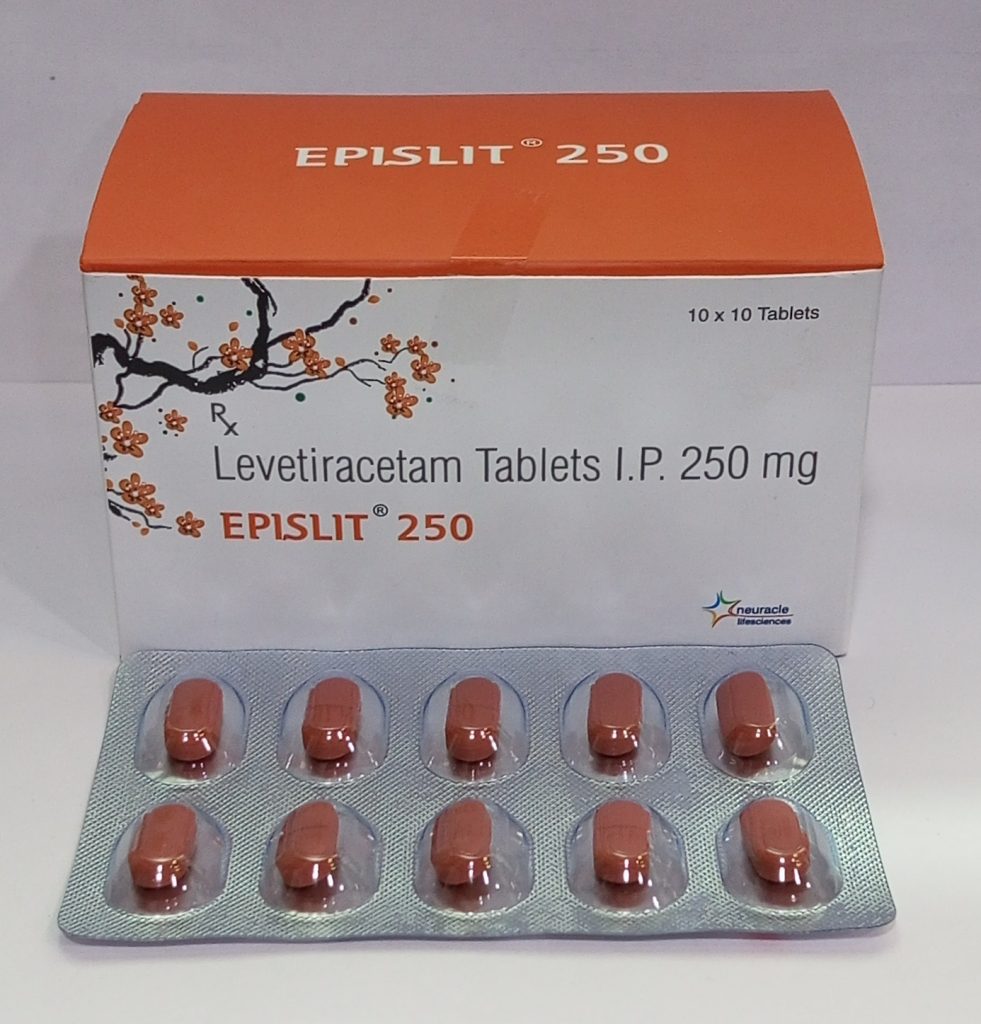 Levetiracetam 250 mg Tablets Manufacturer and Supplier in India