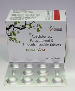Aceclofenac + Paracetamol + Thiocolchicoside Tablets Manufacturer and ...